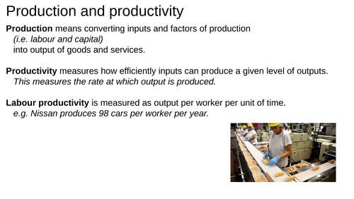 Production and division of labour | Teaching Resources