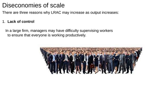 Diseconomies of scale | Teaching Resources