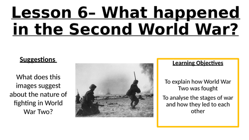 World War Two Lessons KS3 | Teaching Resources