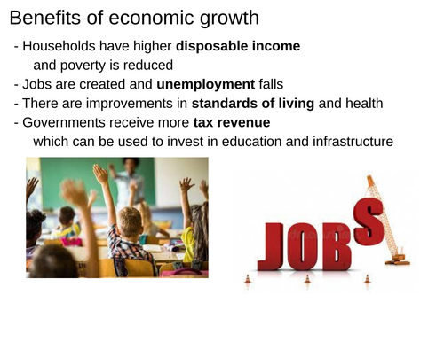 Benefits and costs of economic growth | Teaching Resources