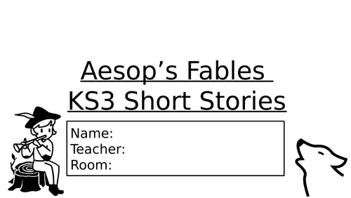 Aesop's Fables Reading Booklet | Teaching Resources