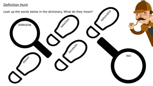 Definition Hunt - Key Vocabulary | Teaching Resources
