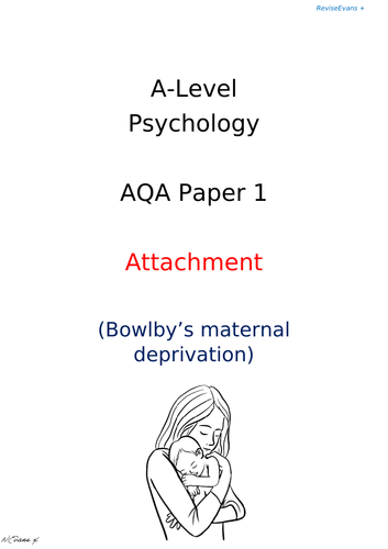 Bowlby's Theory of Maternal Deprivation A01 (AQA) | Teaching Resources