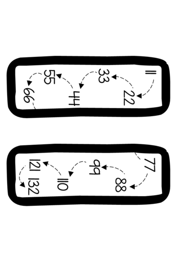 Multiples Posters and worksheets for Multiplication Facts 1 - 12 ...