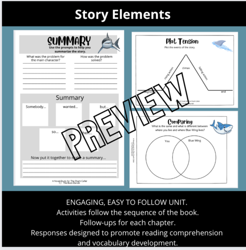 THE SHARK CALLER by Zillah Bethell NOVEL STUDY and Reading ...