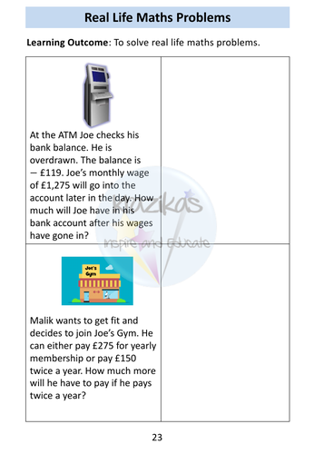 Functional Skills Maths Level 1 - Addition and Subtraction Workbook ...