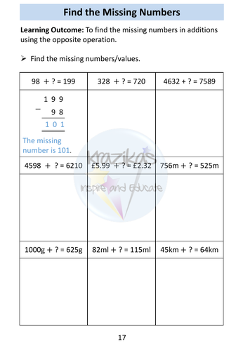Functional Skills Maths Level 1 - Addition and Subtraction Workbook ...