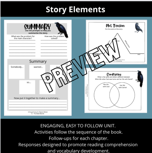 RAVEN WINTER by Susanna Bailey NOVEL STUDY and Reading Comprehension ...