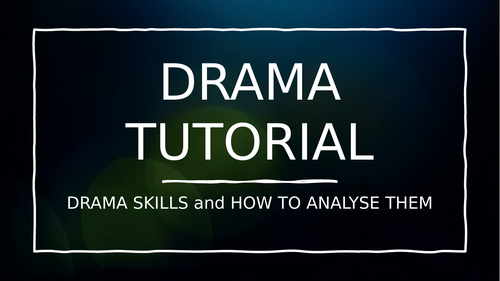 Dramatic techniques - Twelfth Night IGCSE Literature in English (0475 ...