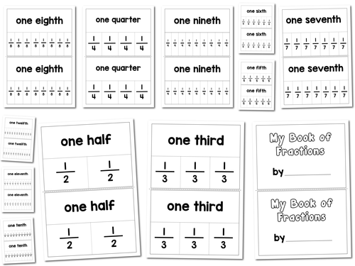 Maths: My Book of Fractions - Flip Book | Teaching Resources
