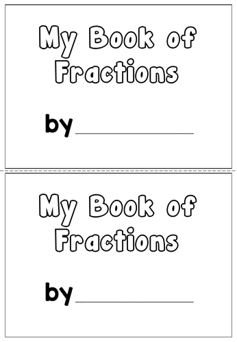 Maths: My Book of Fractions - Flip Book | Teaching Resources