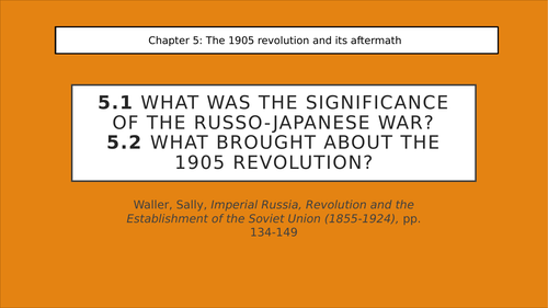 IB History HL- Paper 3: Imperial Russia, Revolution and the ...