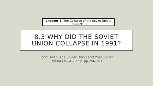IB History HL: Paper 3: The Soviet Union and post-Soviet Russia (1924 ... IB History HL: Paper 3: The Soviet Union and post-Soviet Russia (1924 ...