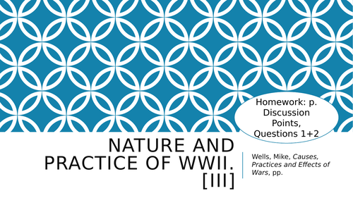 IB History SL + HL: Topic 11: Causes and Effects of 20th Century Wars ...