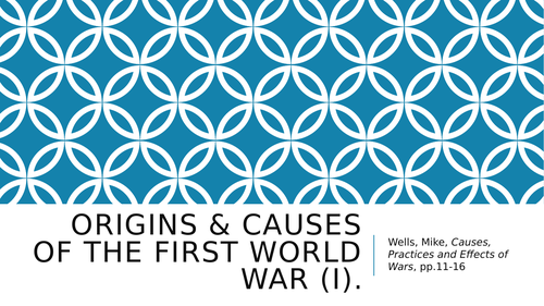 IB History SL + HL: Topic 11: Causes and Effects of 20th Century Wars ...