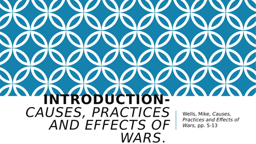 IB History SL + HL: Topic 11: Causes and Effects of 20th Century Wars ...