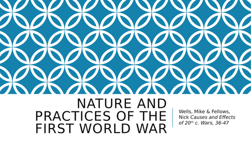 IB History SL + HL: Topic 11: Causes and Effects of 20th Century Wars ...