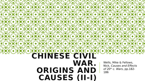 IB History SL and HL: Topic 11: Causes and Effects of 20th c. [Spanish ...