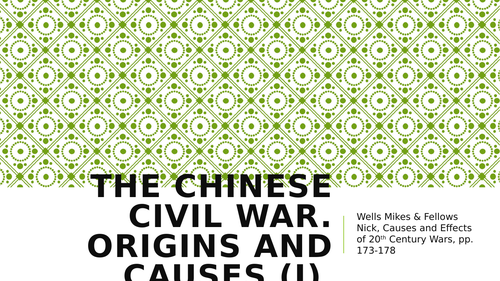 IB History SL and HL: Topic 11: Causes and Effects of 20th c. [Spanish ...