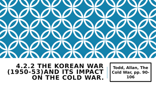 IB History SL and HL Paper 2: Topic 12: Cold War, Superpower Tensions ...