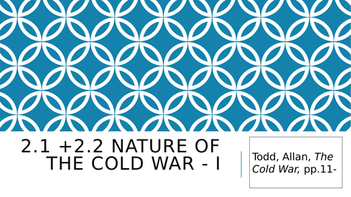 IB History SL and HL Paper 2: Topic 12: Cold War, Superpower Tensions ...
