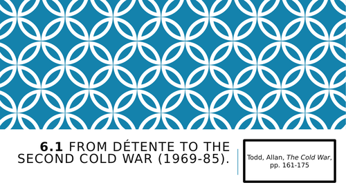 IB History SL and HL Paper 2: Topic 12: Cold War, Superpower Tensions ...