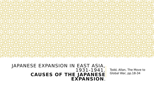 IB DP History [SL and HL]: PS3: The Move to Global War | Teaching Resources