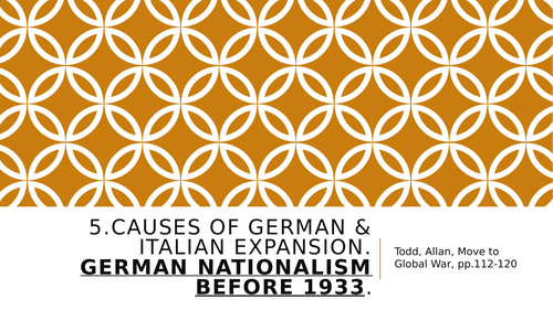 IB DP History [SL and HL]: PS3: The Move to Global War | Teaching Resources