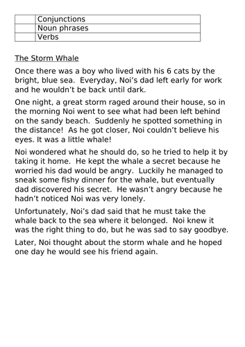 Year 2 The Storm Whale (week 2) | Teaching Resources