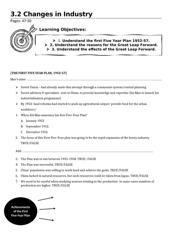 IGCSE/GCSE History: China: Conflict, Crisis and Change (1911-1989 ...
