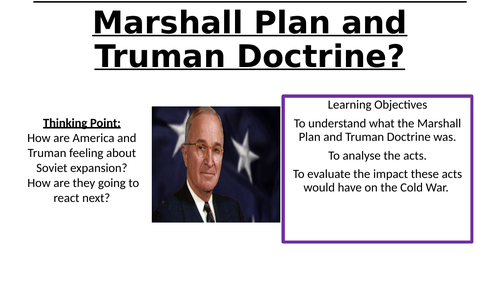 Aqa Cold War 1940's Lessons | Teaching Resources