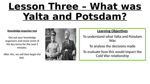 Aqa Cold War 1940's Lessons | Teaching Resources