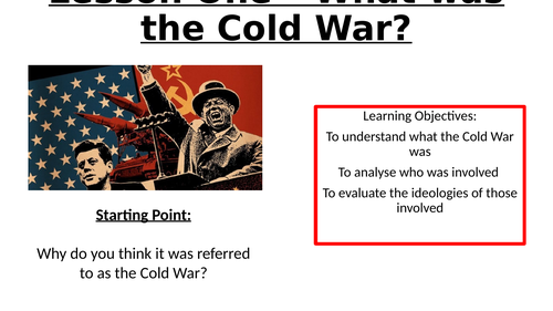 Aqa Cold War 1940's Lessons | Teaching Resources