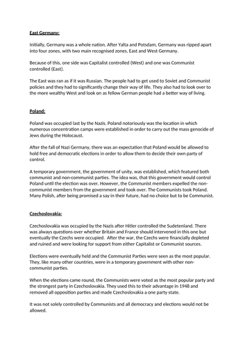 Aqa Cold War 1940's Lessons | Teaching Resources