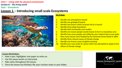 Ecosystems - small scale | Teaching Resources