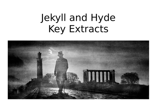 GCSE - Jekyll and Hyde Extract Analysis | Teaching Resources