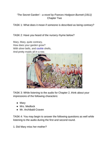 The Secret Garden - Fantastic Scheme of Learning | Teaching Resources