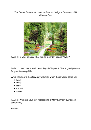 The Secret Garden - Fantastic Scheme of Learning | Teaching Resources