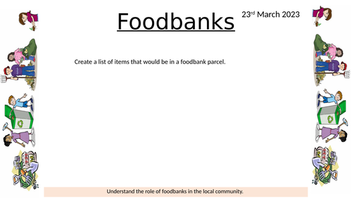 Food Banks | Teaching Resources