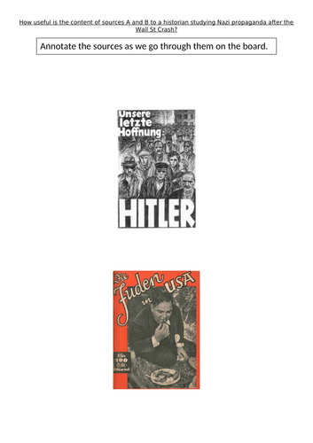 Weimar Germany/Hitler's rise to power scheme of work | Teaching Resources