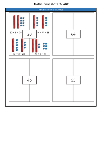 End of Key Stage 1 Work at ARE standard snapshots | Teaching Resources