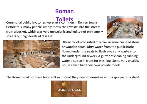 Roman Health and Hygiene | Teaching Resources