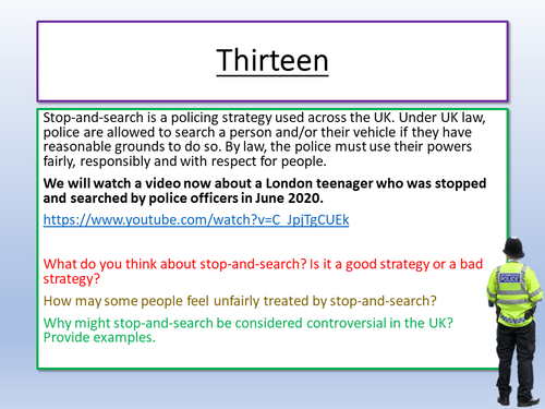 Thirteen Caleb Femi | Teaching Resources