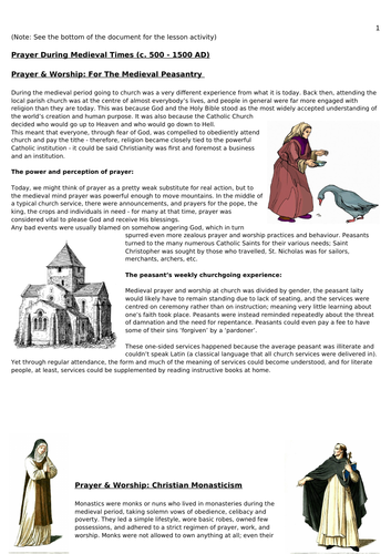 Christian Practices: Prayer (Full Lesson, AQA GCSE) | Teaching Resources Christian Practices: Prayer (Full Lesson, AQA GCSE) | Teaching Resources