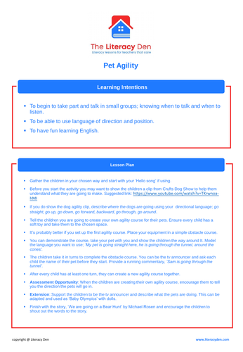 EYFS Literacy to promote language and play | Teaching Resources