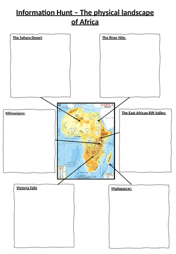 KS3 Progress in Geography - Africa SOL and resources | Teaching Resources