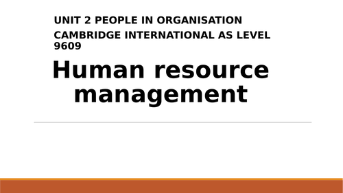 Unit 2 Lesson 12 Human Resource Management Revision and practice with ...