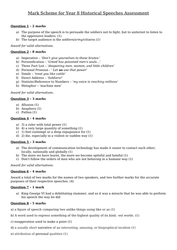 Art of Rhetoric, Transactional Writing, Historical Speeches | Teaching ...