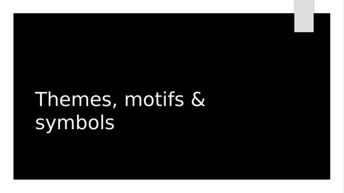 Macbeth - Themes, motifs and symbols | Teaching Resources