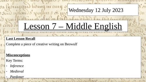 History of the English Language | Teaching Resources